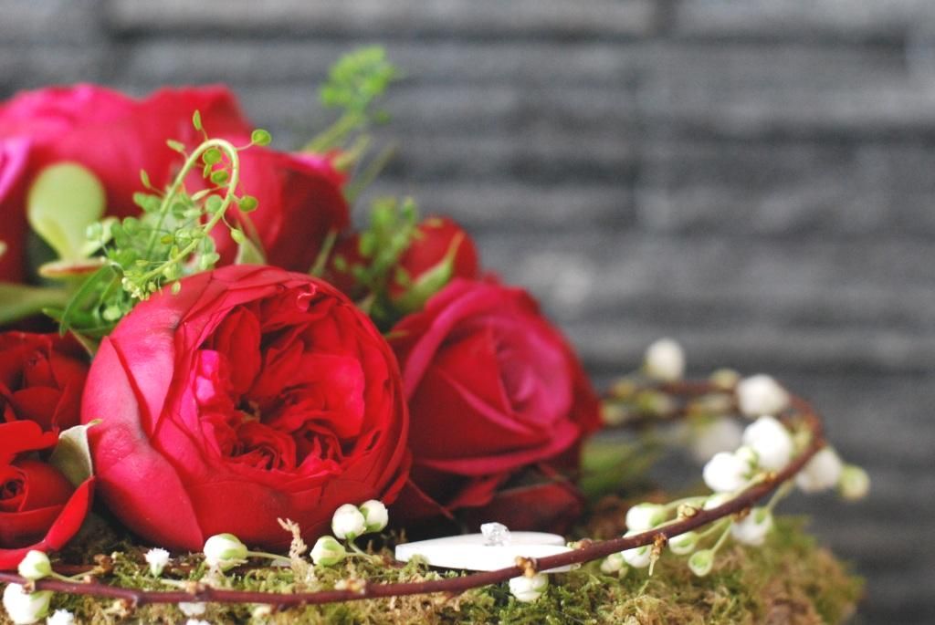 Un bouquet de Saint-Valentin - Bouquets de mariée et Boutonnières