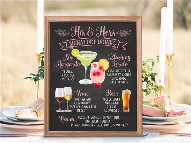 Vin d'honneur : 20 idées pour présenter le menu de votre cocktail ! - A ...