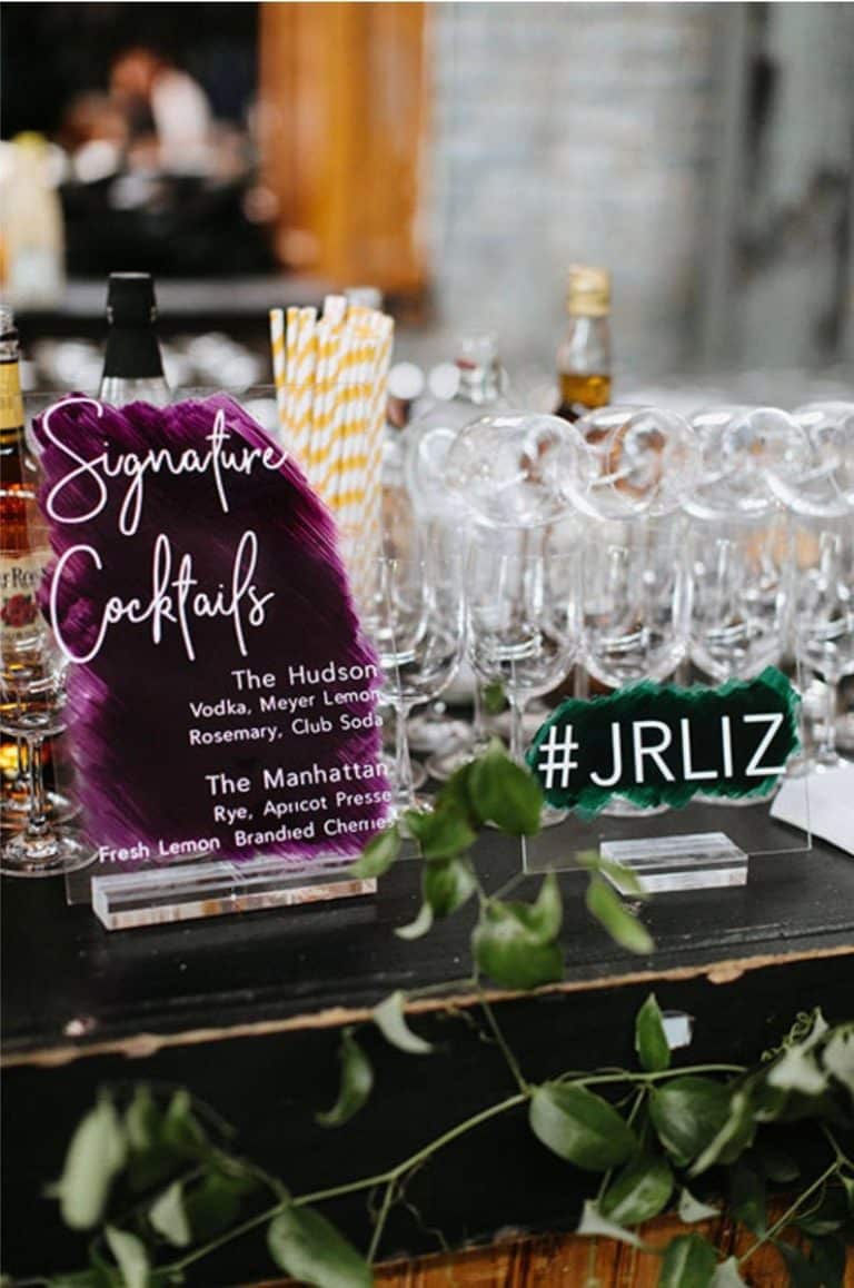 Vin d'honneur : 20 idées pour présenter le menu de votre cocktail ! - A ...