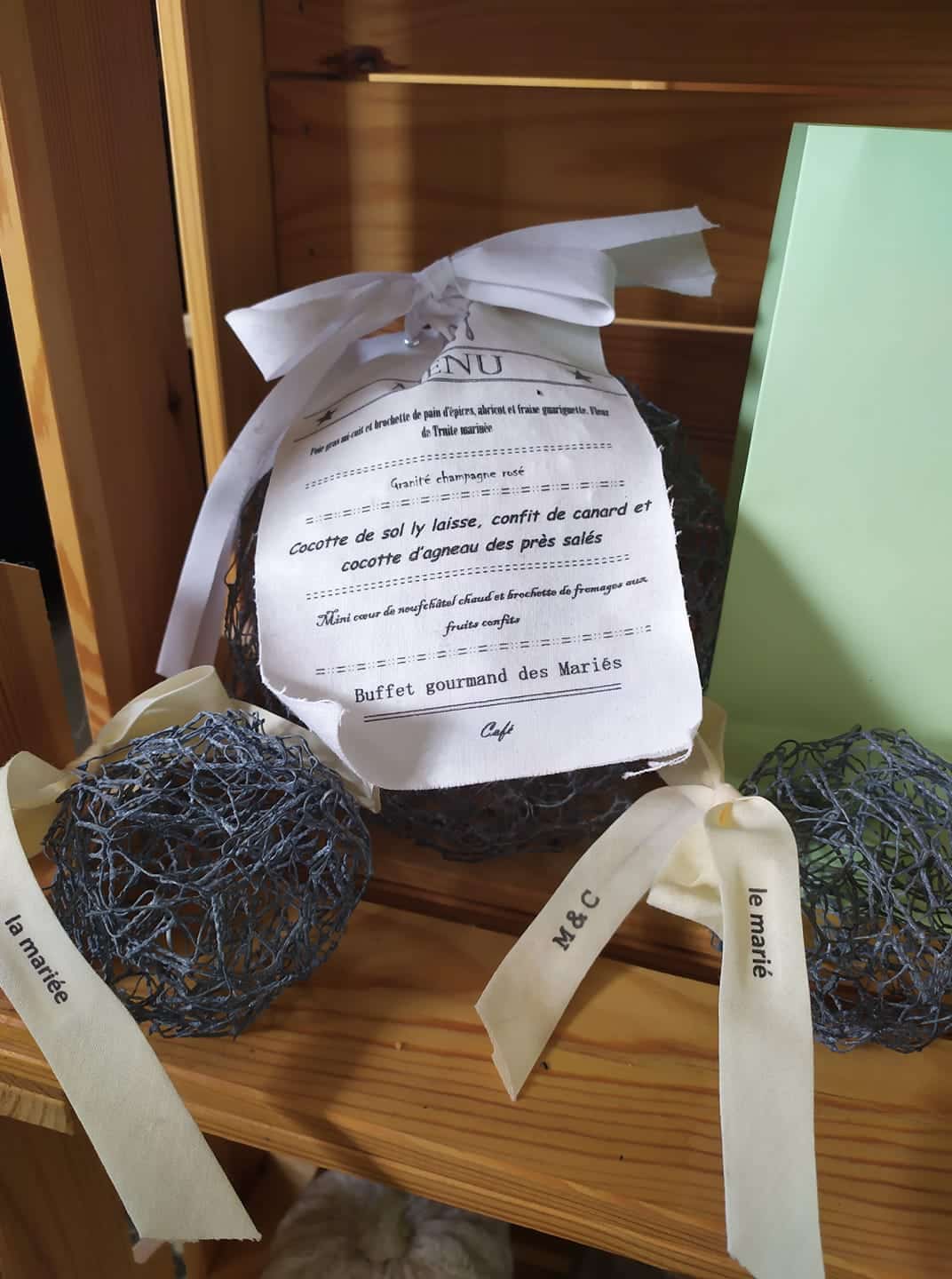 14 idées originales pour présenter son menu de mariage - A la Une!