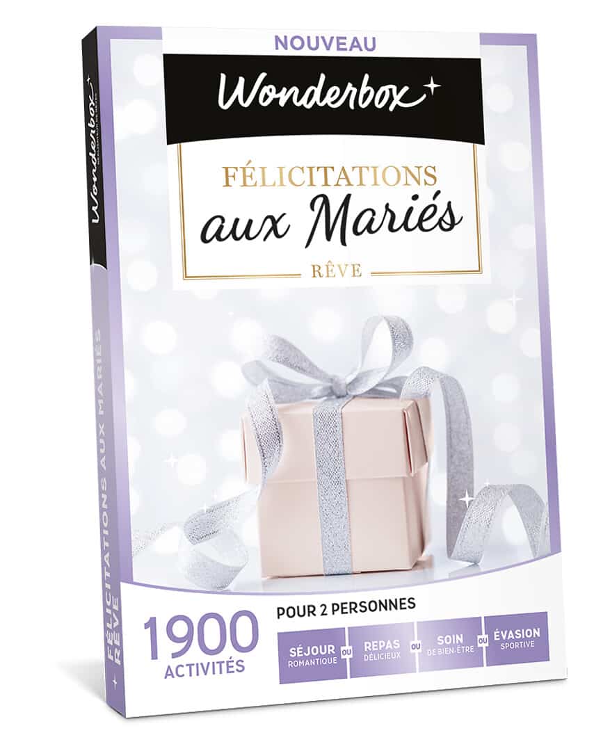 Cadeau de mariage : une expérience Wonderbox à partager - A la Une!