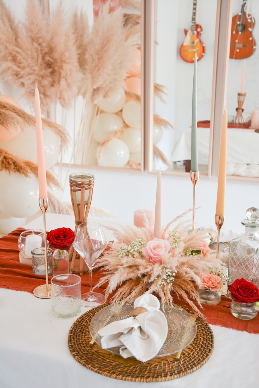 Réaliser une déco table pampa et boho : photos et tuto - A la Une!