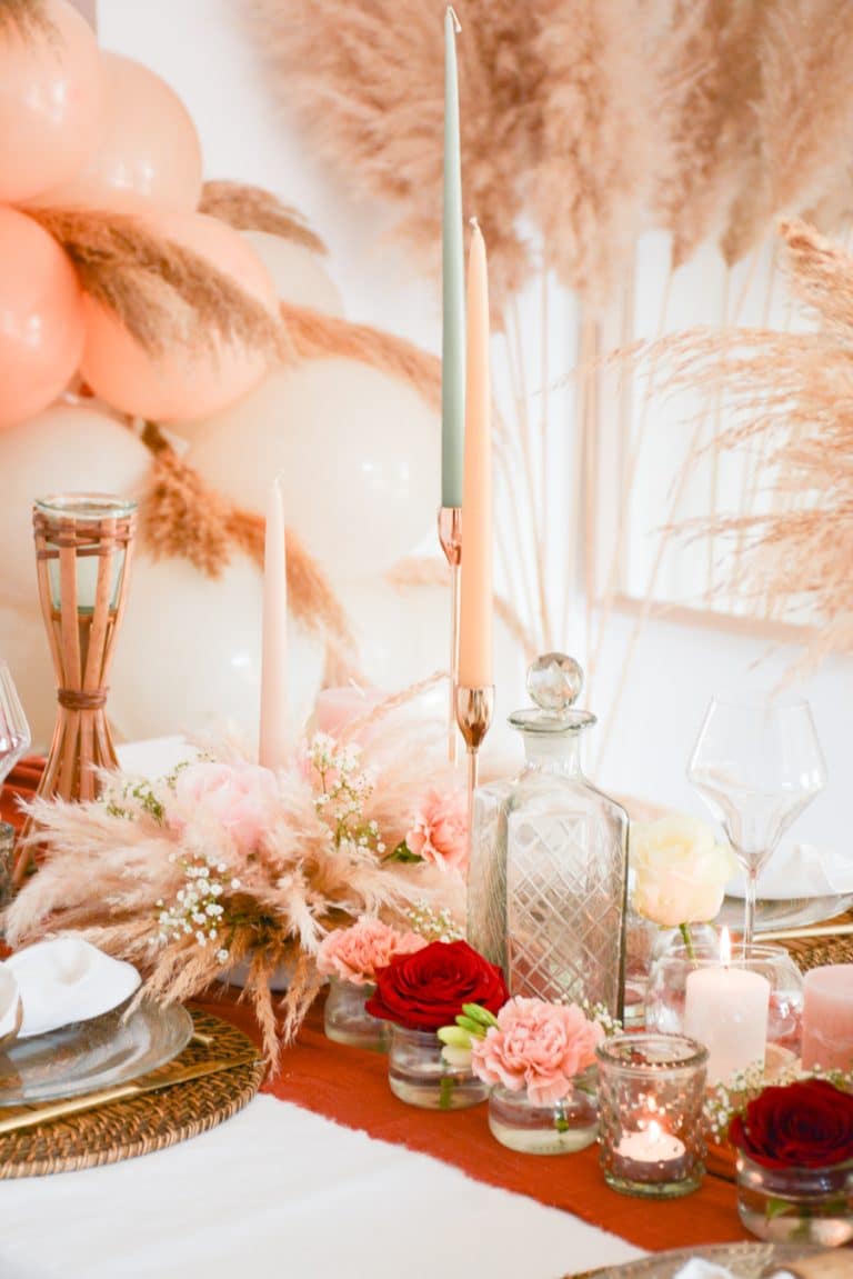 Réaliser une déco table pampa et boho : photos et tuto - A la Une!